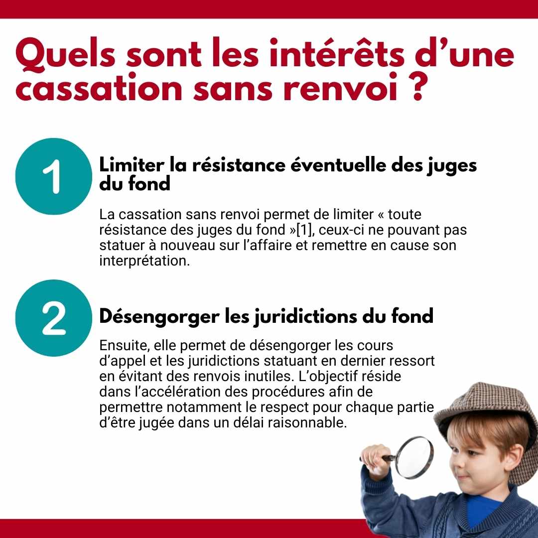 La cassation sans renvoi : définition et effets | Aideauxtd.com