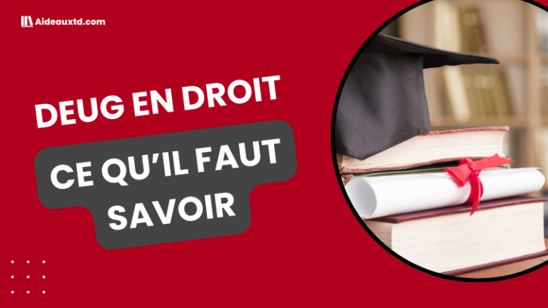 DEUG en droit : ce qu'il faut savoir | AideauxTD
